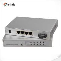 China 10/100/1000M Managed 1FX + 4TX Fiber Switch for sale