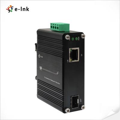 China Conversor de mídia mini industrial 10G/5G/2,5G/1G/100M cobre para 10GBASE-X SFP+ à venda