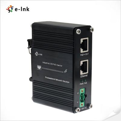 China Industrial 2.5G 95W 802.3bt PoE++ Injector (12~48VDC) for sale