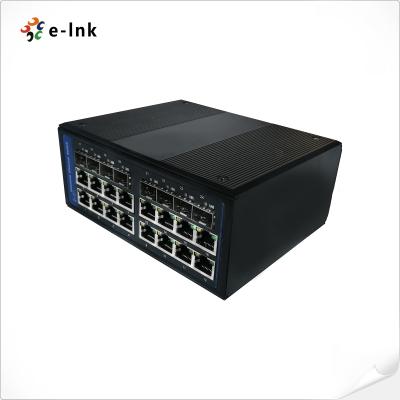 Chine Commutateur Ethernet SFP à 16 ports industriel géré 10/100/1000BASE-T + 8 ports 100/1000BASE-X à vendre
