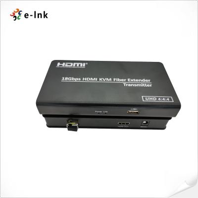 China 4K HDMI 2.0 KVM USB over Fiber Optic Extender for sale