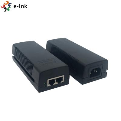 China Gigabit PoE Injector IEEE802.3at 30W Support 10/100/1000Base-T for sale