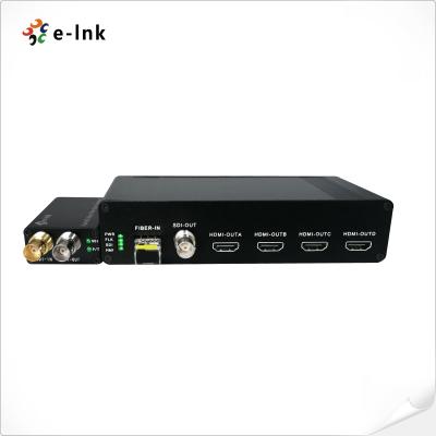 China 1Ch 3G-SDI Fiber Extender with 4Ch HDMI Output for sale