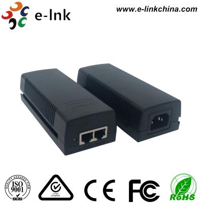 China 10/100M PoE Injector IEEE802.3at 30W for sale
