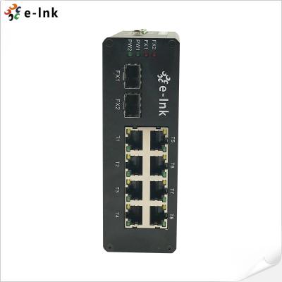 Cina Interruttore industriale a 8 porte Gigabit - 2x SFP da -40°C a 80°C DIN-Rail in vendita