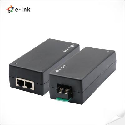 China 36-72VDC IN, 24V 24W Gigabit Passive PoE OUT, DC to DC Converter and PoE Injector for sale