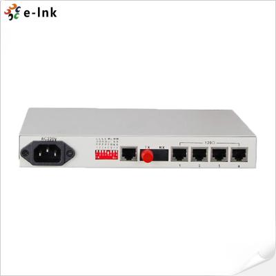 Cina 4E1 + 1 Multiplexer PDH a fibra in vendita