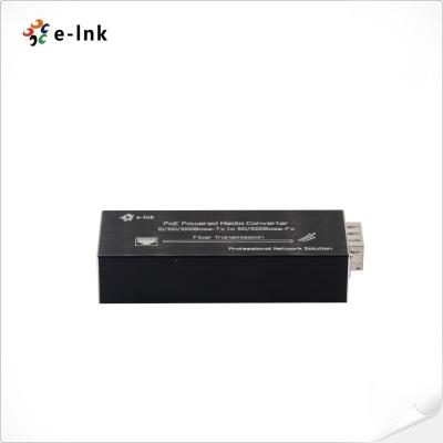 China Mini Gigabit Ethernet to SFP Fiber Ethernet Media Converter with PoE Powered Function for sale
