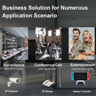 Китай Миниатюрный промышленный 4-портовый коммутатор Ethernet 10/100/1000T 802.3at PoE + 1-портовый 100/1000X SFP с входным напряжением 12~48 В постоянного тока и повышающим преобразователем напряжения продается