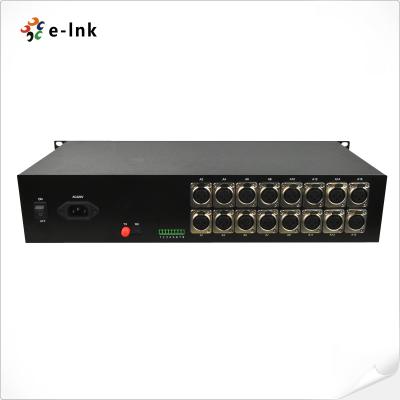 China 1~16 XLR broadcast audio fiber Multiplexer for sale
