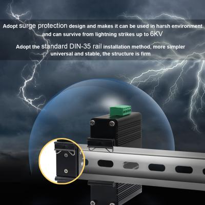 Chine Commutateur Ethernet SFP mini industriel à 2 ports 10/100/1000T 802.3at PoE + à 2 ports 100/1000Base-X avec fonction de renforcement de puissance 12~48VDC à vendre