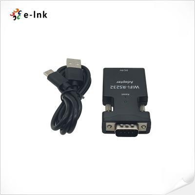 China Mini adaptador RS232 a Wifi, Extensor inalámbrico RS232, Transmisión transparente, Adaptador Wifi-RS232, Sin controlador, Protocolo Telnet, Convertidor RS232 a Wifi para configuración/prueba remota en venta