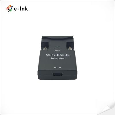 China Mini adaptador RS232 a Wifi, Extensor inalámbrico RS232, Transmisión transparente, Adaptador Wifi-RS232, Sin controlador, Protocolo Telnet, Convertidor RS232 a Wifi para configuración/prueba remota en venta