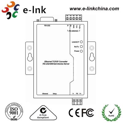 China LNK-SE001 1Port RS-232/RS-485/RS-422 to Ethernet Serial Server (10/100M) for sale