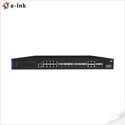 中国 ネットワーク管理工業 16xSFP + 4ポート TP/SFP コンボ + 8xGigabit ポート イーサネット スイッチ 販売のため
