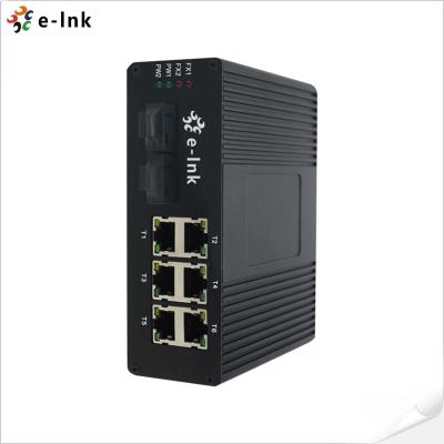 Chine Commutateur Ethernet industriel à 6 ports 10/100Base-T + à 2 ports 100BASE-FX à vendre