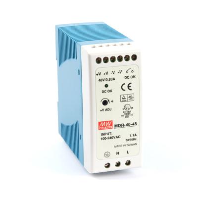 China 40W DIN Rail Power Supply Industrial Grade Universal AC Input 85-264VAC for sale