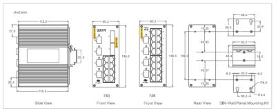 Китай Управляемый промышленный коммутатор Ethernet: 16 x 10/100BASETX + 4 x 1000BaseX SFP продается