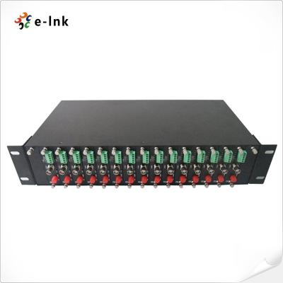 China 16 Slots Video Converter Rack Supporting simultaneous operation of 1Ch or 2Ch Card-type Video Converters for sale