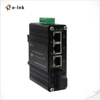 Китай Мини-индустриальный 3-портный 10/100/1000T + 1-портный 1000X SC Gigabit Ethernet Switch продается