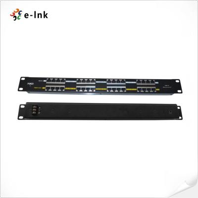 China 16-Port 1U Rack Mount Passive PoE Injector  Are used to power the two unused pairs of the Ethernet cable for sale