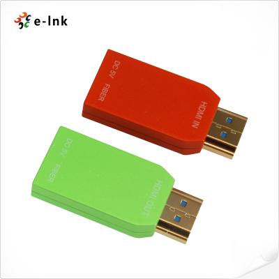 China Mini 4K / 30Hz HDMI over Single-Core Multimode Fiber Extender 500m Plug & Play for sale