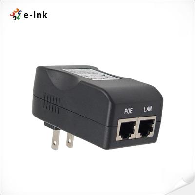 China Wall Mount Passive POE Injector Supports 10/100M or 10/100/1000M LAN environment for sale