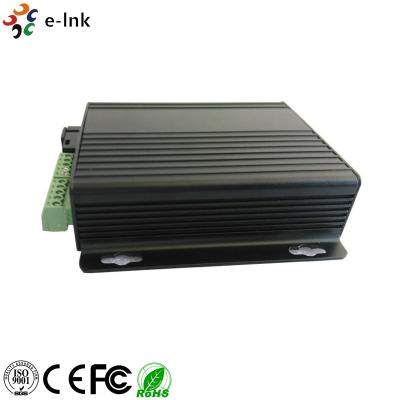 China Industrial Serial to Fiber Converter 80km Range RS232/422/485 Wide Temp Surge Protection for sale