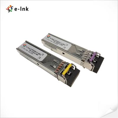 China HD-SDI CWDM SFP Transceiver 40km 18-Wavelength MSA Compliant Digital Diagnostic for sale