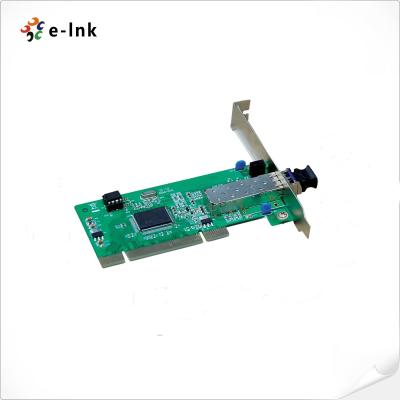 China Fiber Gigabit Ethernet PCIE Lan Card NIC SFP Slot 1000M Single Port for sale