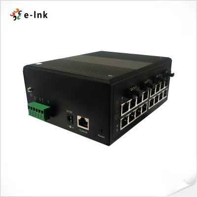 China Os ethernet controlaram o gigabit industrial Unmanaged 16 de Lan Switch 10 portuário à venda