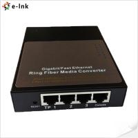 China 1000M Ring Type 3-haven RJ45 Media Convertor met 2-haven SFP-Vezel Te koop