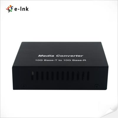 China Fiber Media Converter 10G Base-T To 10G Base-R SFP Port Ethernet Media Converter for sale