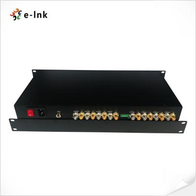 China 8 Channel 3G SDI To Fiber Converter Loop Out 20KM Fiber Optic Converter for sale
