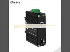 산업용 PoE 미디어 변환기 100 1000BASE-X SFP ~ 10 100 1000BASE-T 802.3at 30W