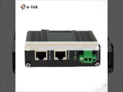Gigabit PoE Injector Adapter 95W 802.3bt Industrial DIN-Rail Mounting