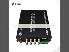 8Ch 5MP HD-AHD/HD-CVI/HD-TVI/CVBS 4-in-1 Video Fiber Converter
