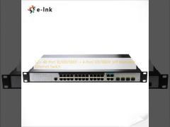 L2+ 48-Port 10/100/1000T + 4-Port 100/1000X SFP Managed Ethernet Switch