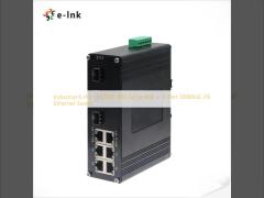 Выключатель Ethernet промышленный 6 портов 10/100T 802.3af/a PoE + 3 портов 100BASE-FX