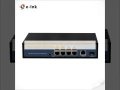 8-Port 10/100/1000T 802.3at PoE + 1-Port Uplink Ethernet + 1-Port Gigabit SFP Ethernet Switch