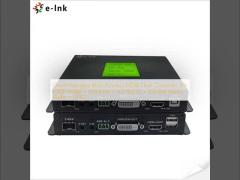 Многофункциональный HDMI-фазерный конвертер на облаке
1 Ch 1080P HDMI + USB KVM + 1 Ch RS232 + 1 Ch Bidi Стерео Аудио + GPIO