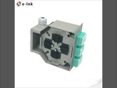 12LC Quad Din-rail Mount Fiber Patch Panel