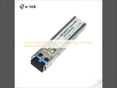 3G-SDI CWDM 1270~1610nm 40km Video digitale SFP Trasmettitore ottico (MSA)