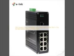 1x10G SFP+ ファイバーポート + 8 x 10/100/1000M イーサネット RJ45 ポート