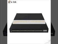 L3 Managed 48-Port 10G SFP + 4-Port 40G QSFP+ Fiber Switch