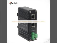 12~48V DC Power Input Industrial Gigabit 60W PoE Injector