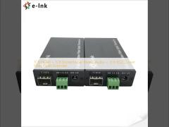 1Ch HDMI + 1Ch Bidirectional Stereo Audio + 1Ch RS232 over Fiber Optic Extender 