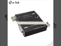 Mini estensore a fibra ottica 4K DVI con audio stereo