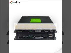 クラウド管理 マルチ機能DVIファイバーコンバータ 1Ch 1080P DVI + USB KVM + 1Ch RS232 + 1Ch Bidiステレオオーディオ + 1Ch GPIO over Fiber Extender