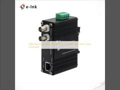 DIN-Rail Industrial 10/100Base-TX イーサネット コーアックス エクステンダー